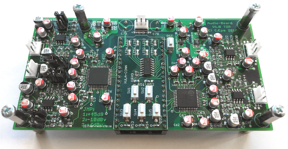 realHDaudio-Board with FPGA (Xula 2) and 124/118 dB SNR – realHDaudio